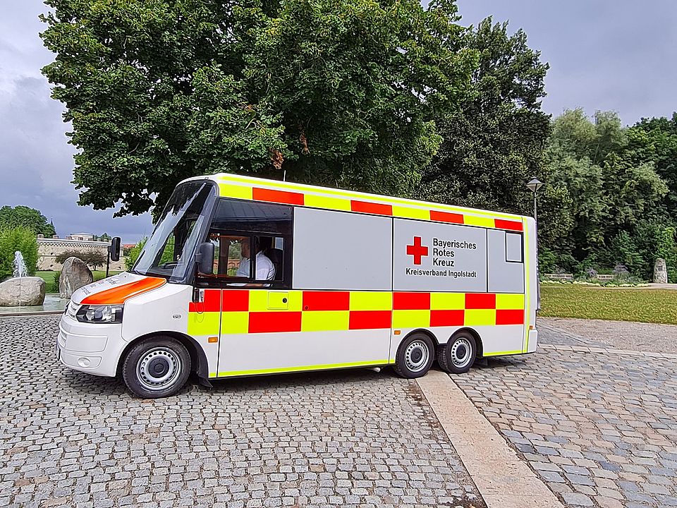 Das BRK wie gewohnt für Ingolstadt im Einsatz